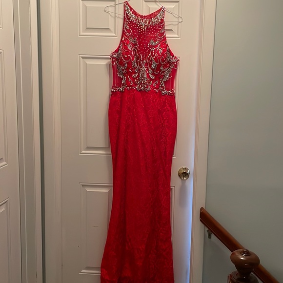 Dresses | Beautiful Long Red Prom Dress | Poshmark